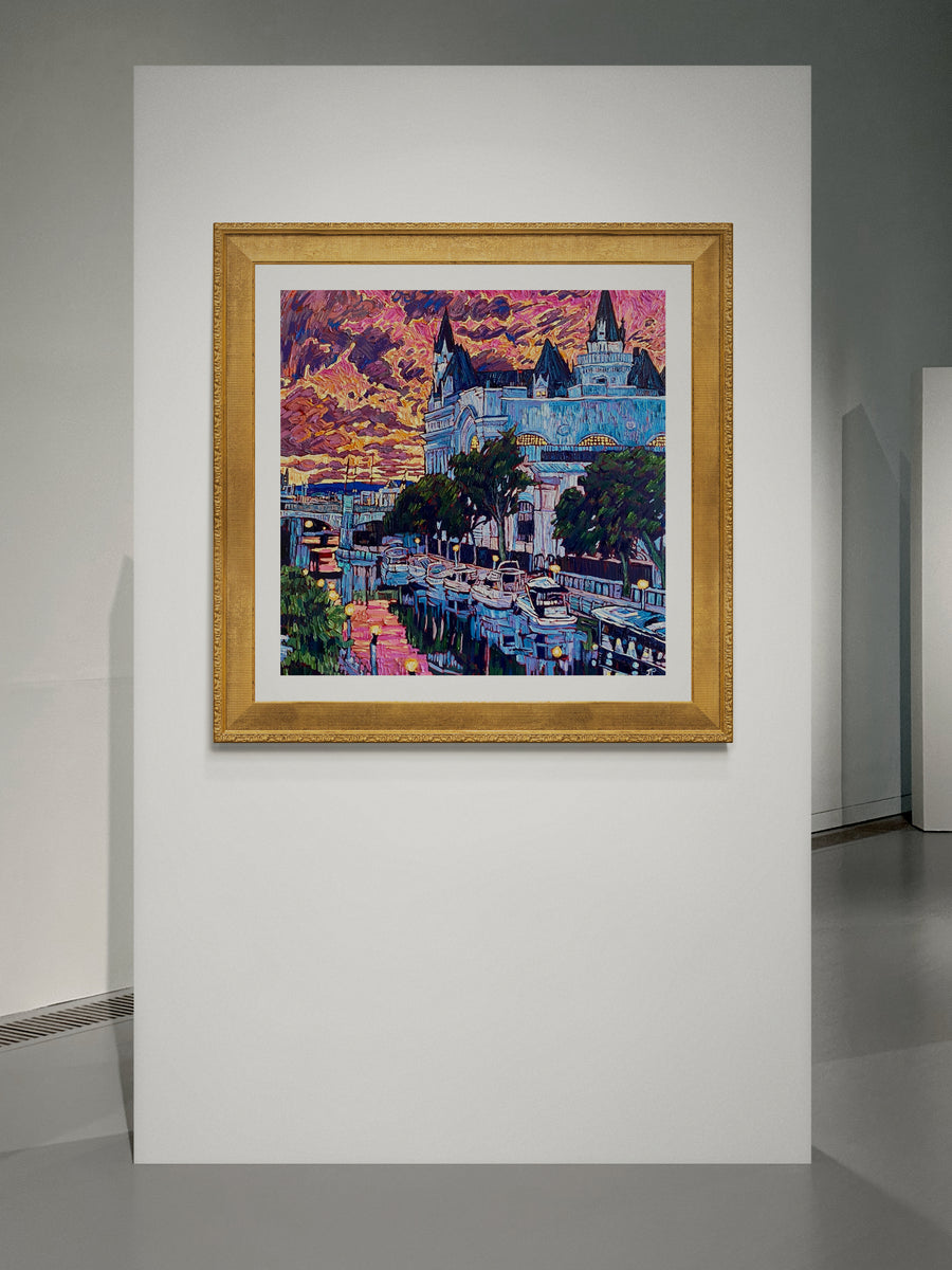 Sunset Above the Senate of Canada, Ottawa – Jennifer Prevost Art