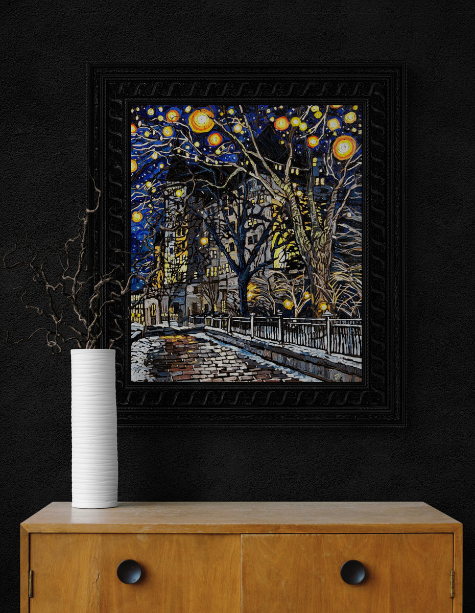 The Glow of Lights Outside the Chateau Laurier – Jennifer Prevost Art