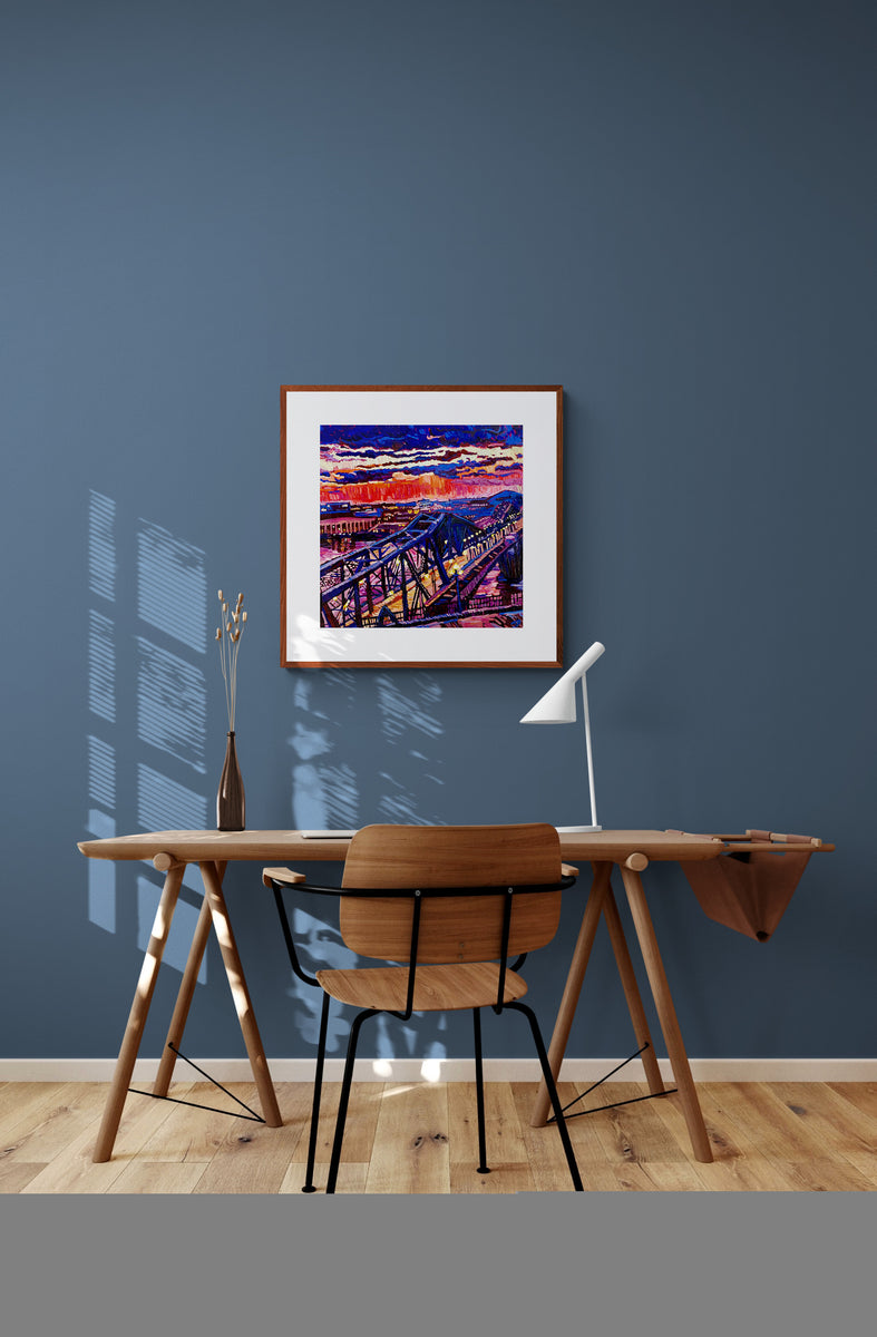 Sunset over Alexandra Bridge – Jennifer Prevost Art