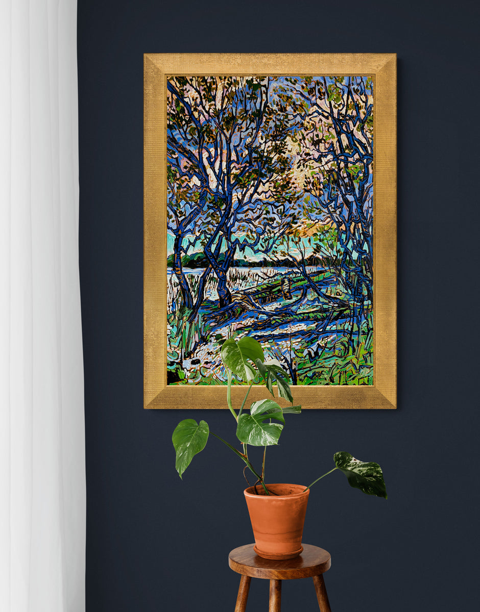 The Tangled Trees of Mud Lake, Ottawa – Jennifer Prevost Art